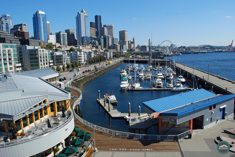 Bell Street Pier Rooftop Deck | Incredible View of Seattle | Seattle ...