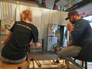 Rainier Glass Studio Blow-Your-Own Glass Activity